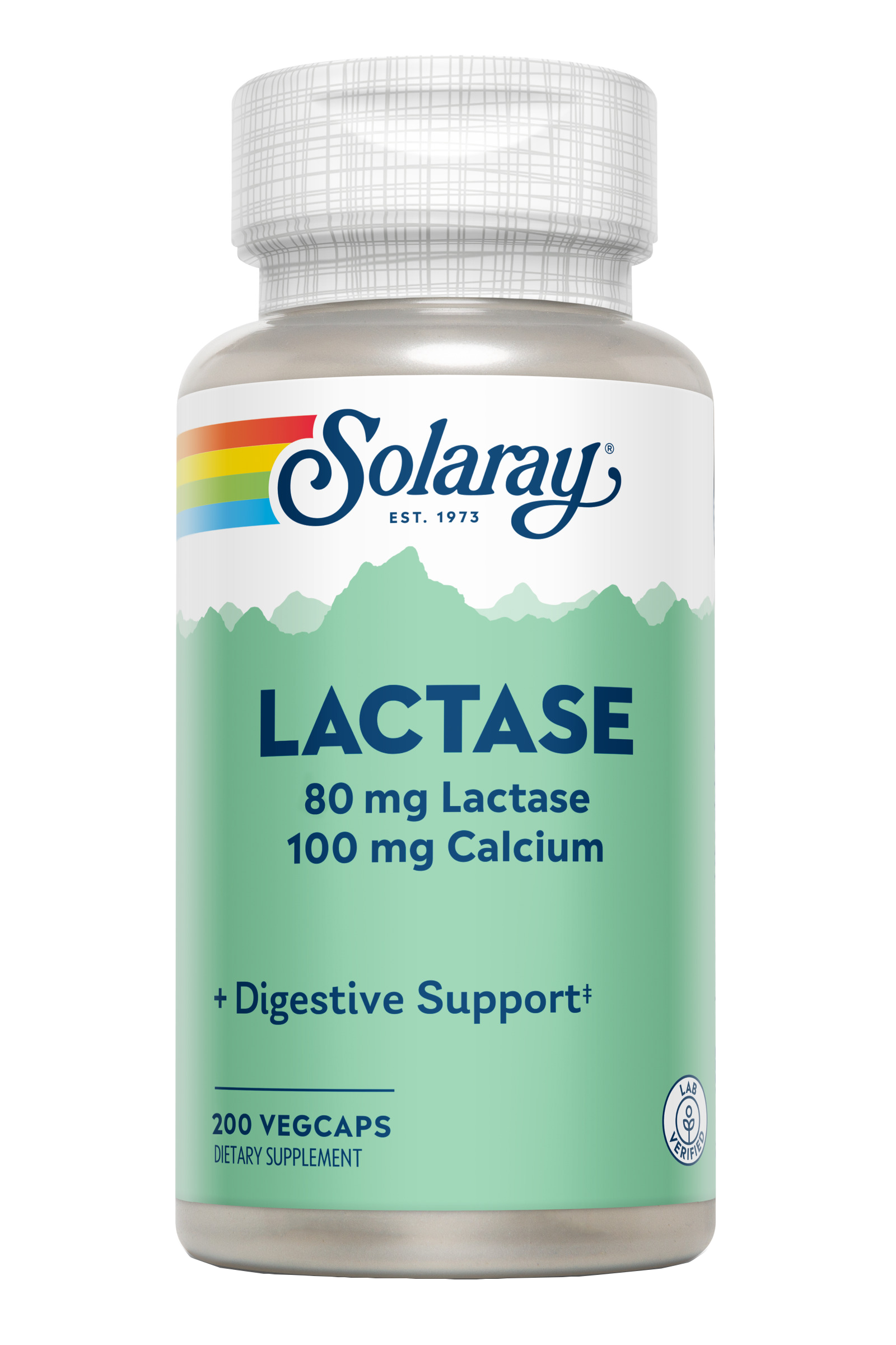 LACTASE - 100 VEGCAPS – Solaray